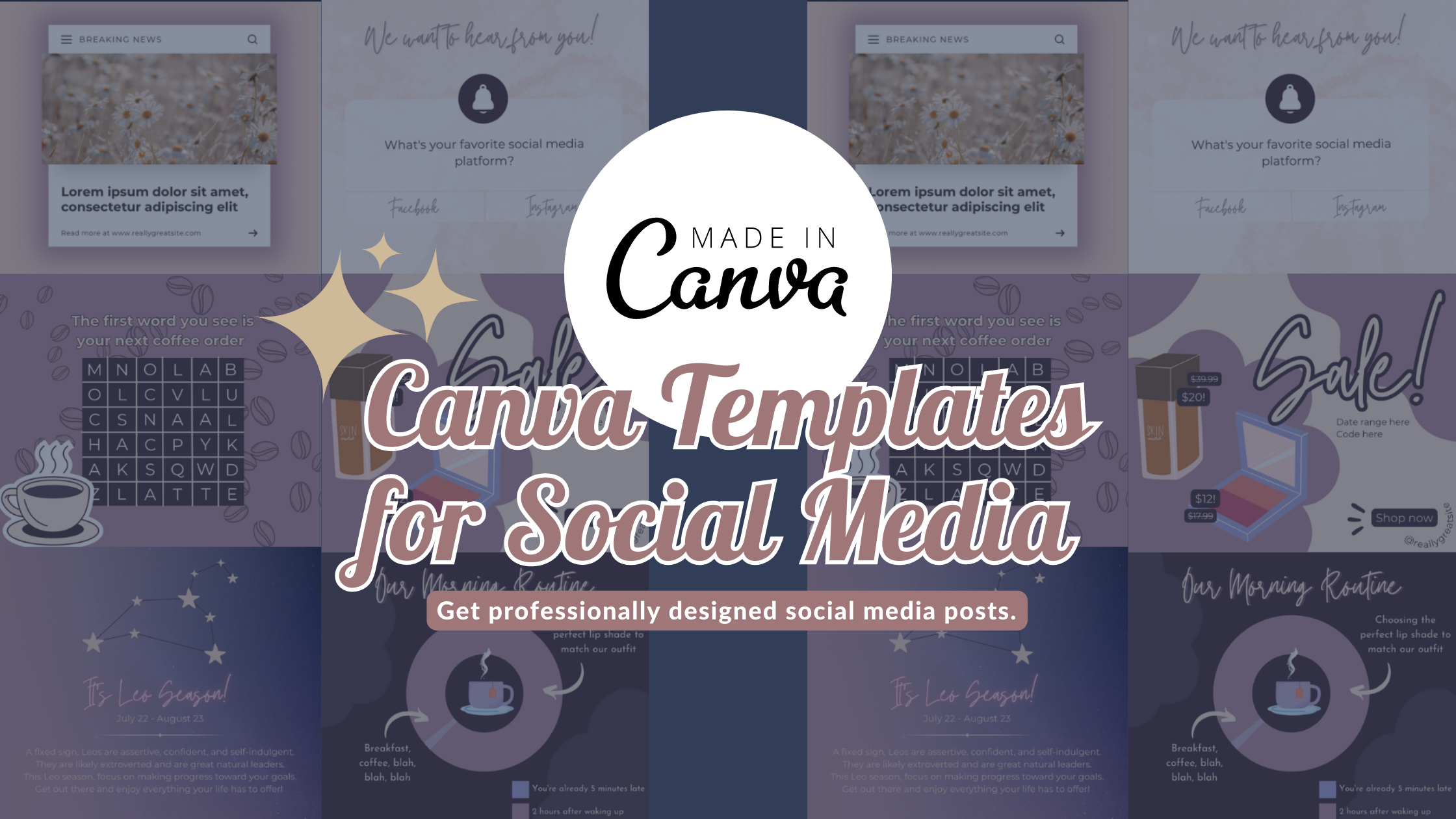 Crafting Social Media Posts with Canva Templates — Polaris Abstract