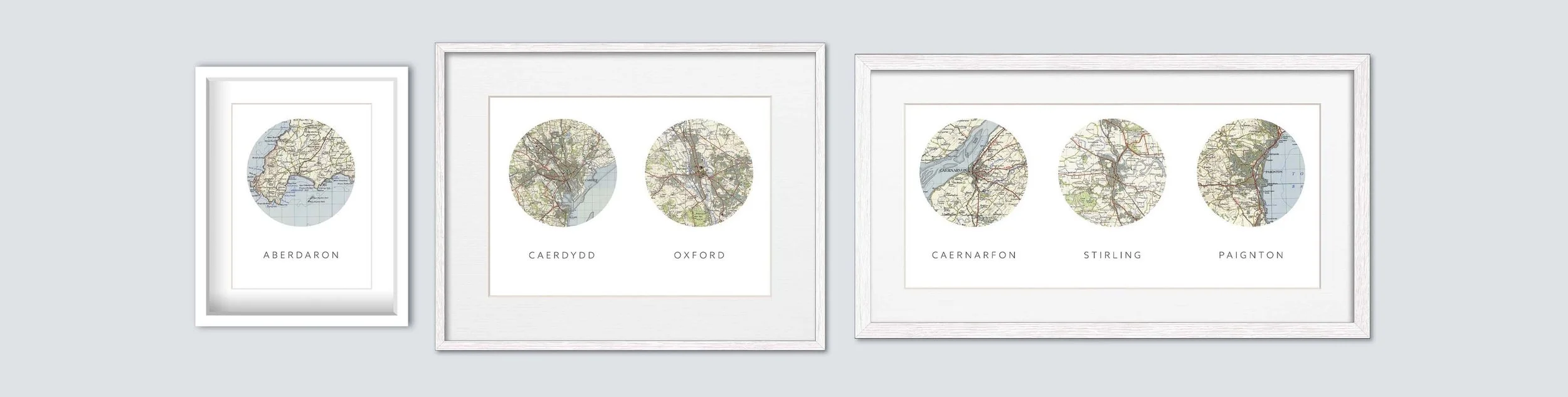 Personalised maps — Ifan Emyr Map Art