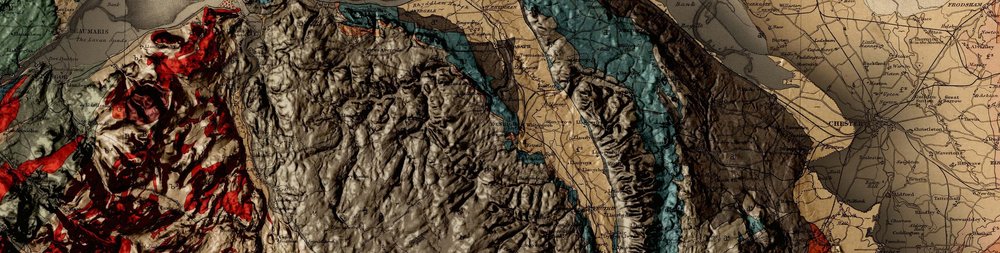 Relief maps — Ifan Emyr Map Art