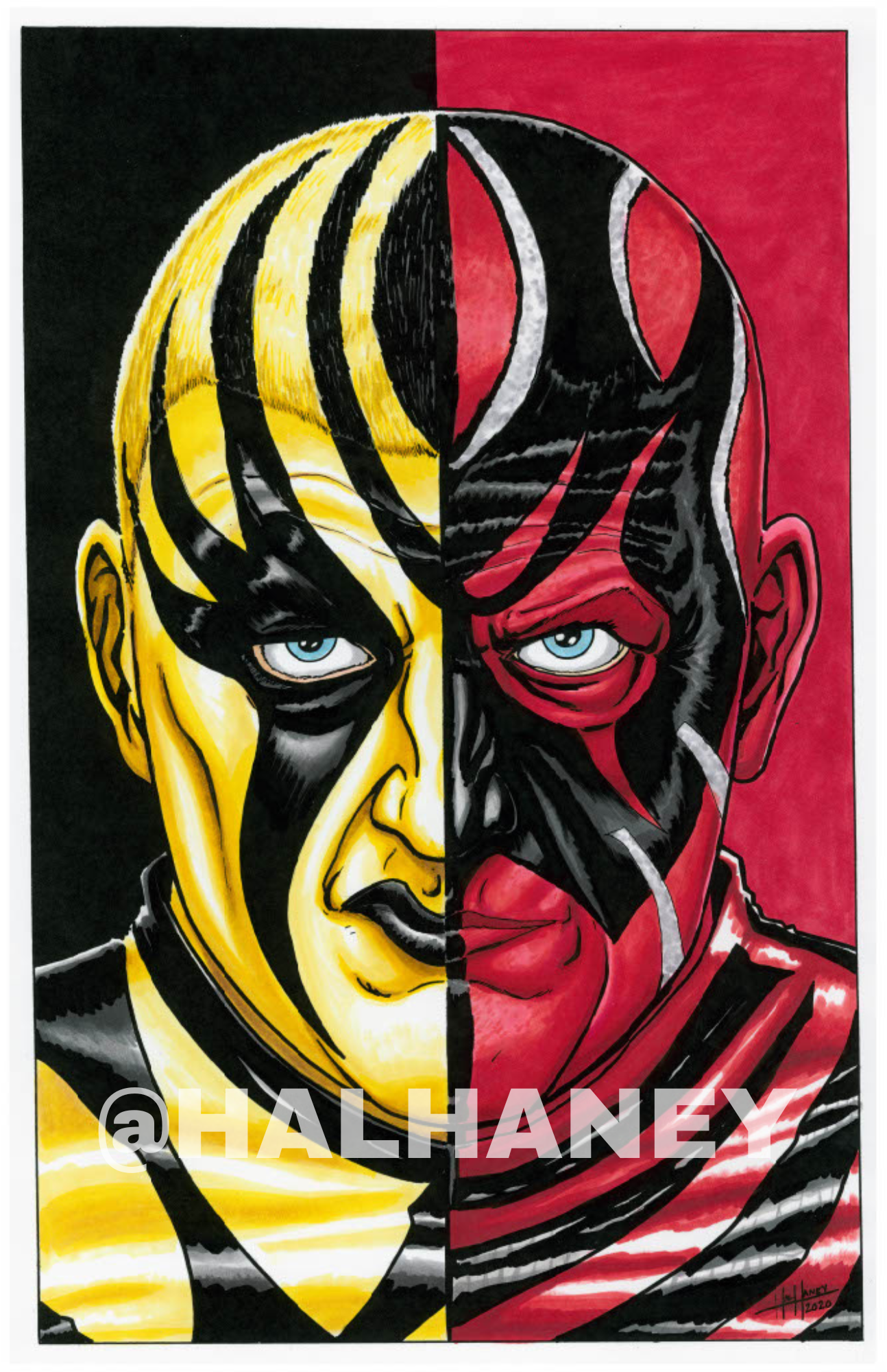 Wrestling — HAL HANEY ART