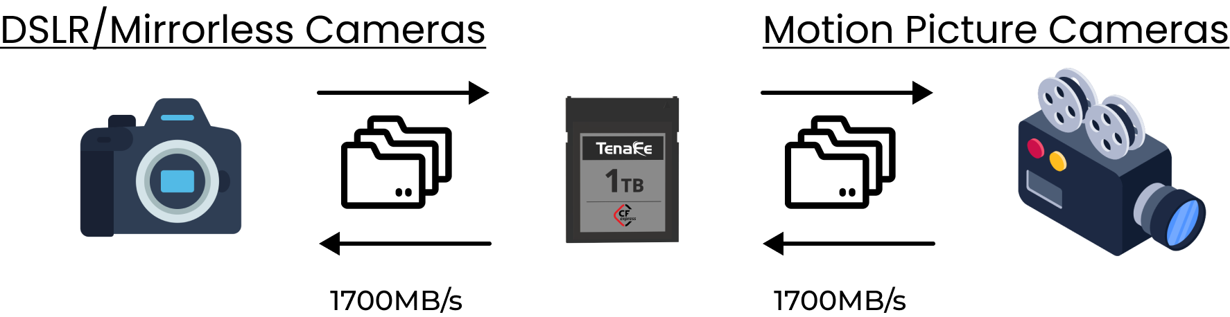 TF2200 CFexpress Type B — TenaFe