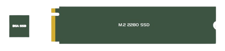PB50i BGA PCIe® Gen 4 BGA SSD — TenaFe