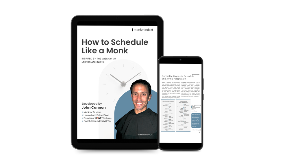 How to Schedule Like a Monk — Monk Mindset