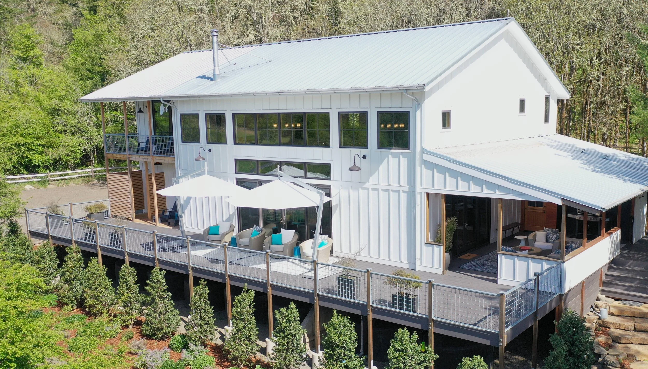 Spacious Farmhouse style vacation home on regenerative farm near ...