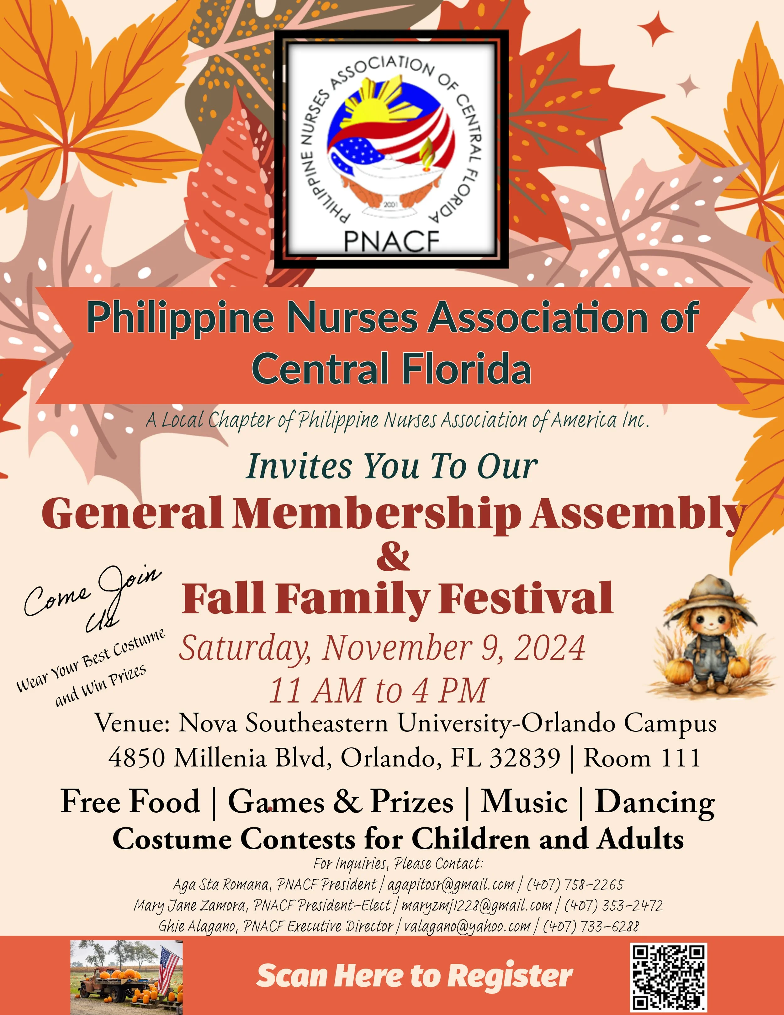 Upcoming PNACF Events — PNACF