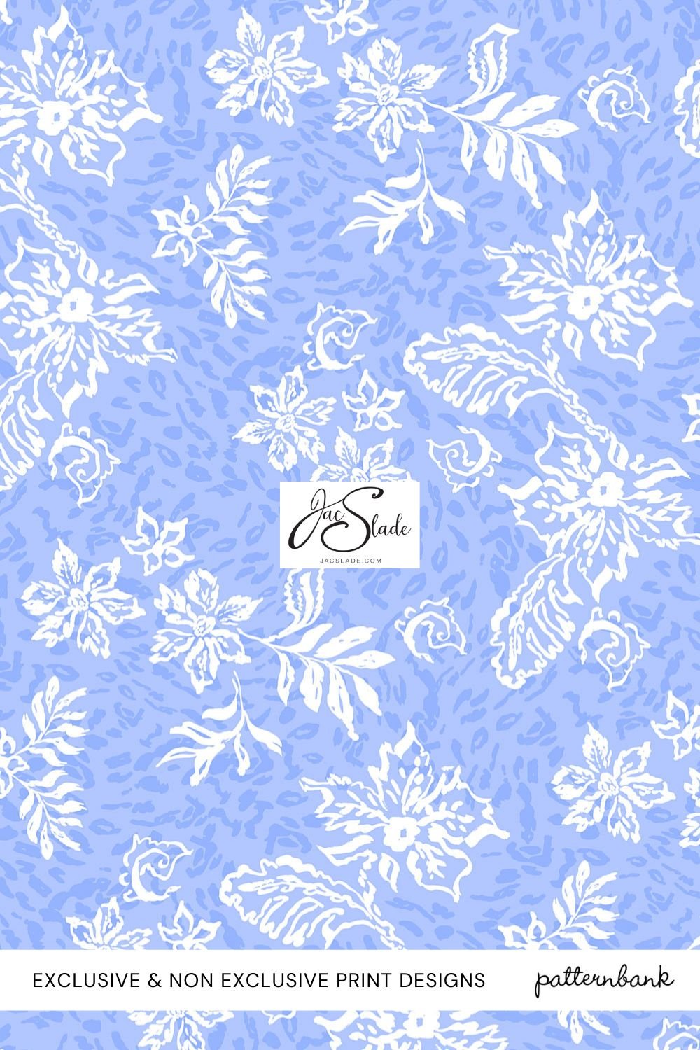 Blue Tropical & Boho Print Trends for 2026 – Non-Exclusive Surface ...