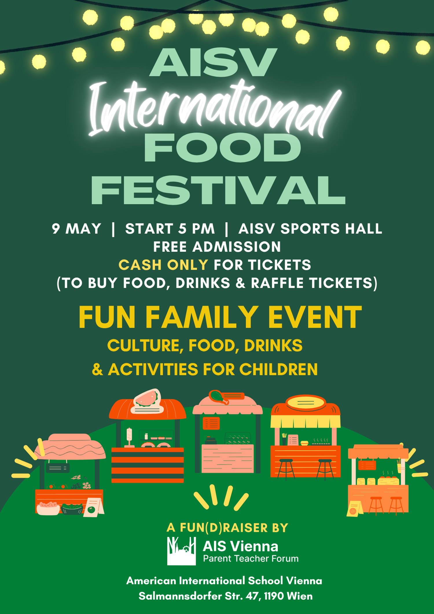 Join Us for the International Food Festival! — AIS Vienna