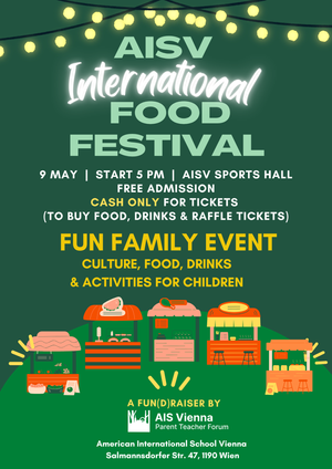 Join Us for the International Food Festival! — AIS Vienna