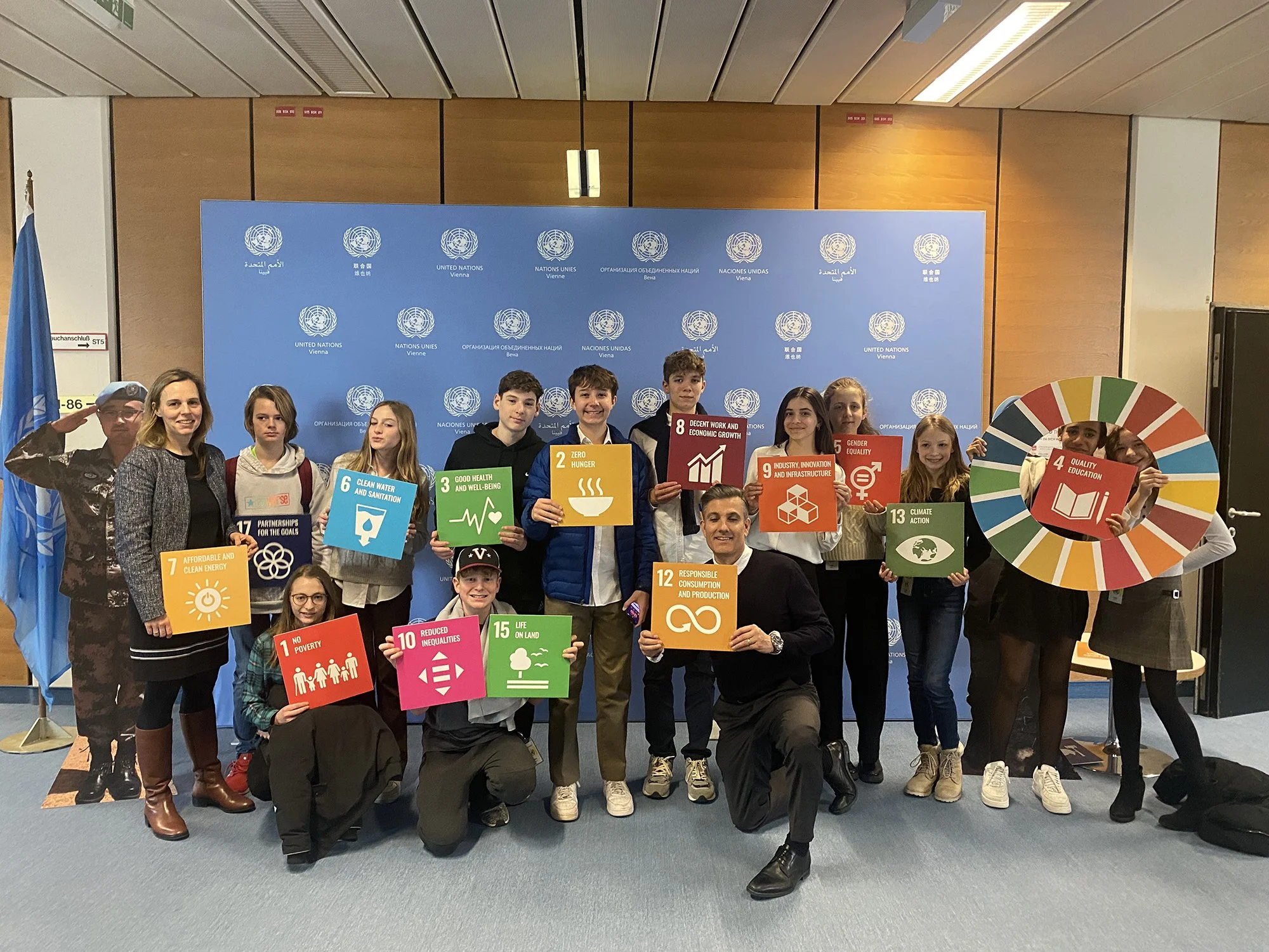 Middle School MUN at the United Nations Vienna — AIS Vienna