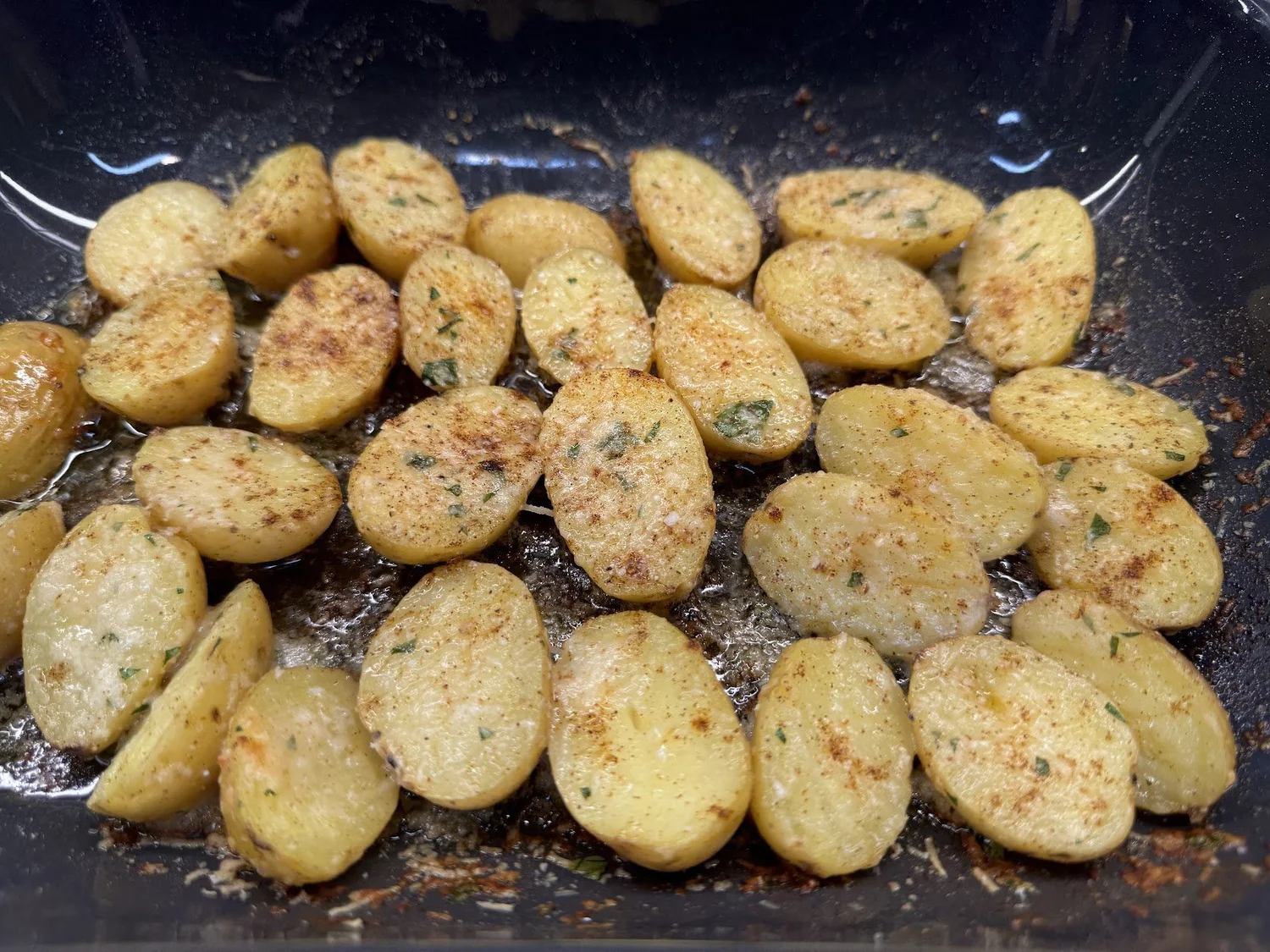 Easy Roasted Mini Potatoes — Tastes & Treks