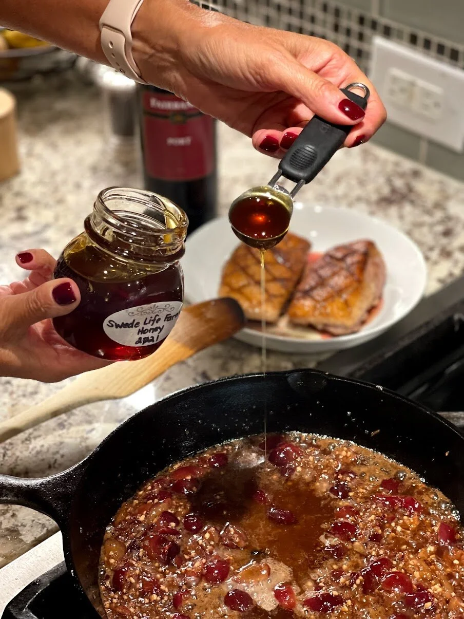 Duck Breasts in Cherry Sauce — Tastes & Treks