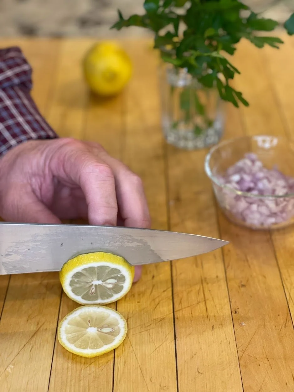 Quick Halibut in Lemon Cream and White Wine Sauce — Tastes & Treks