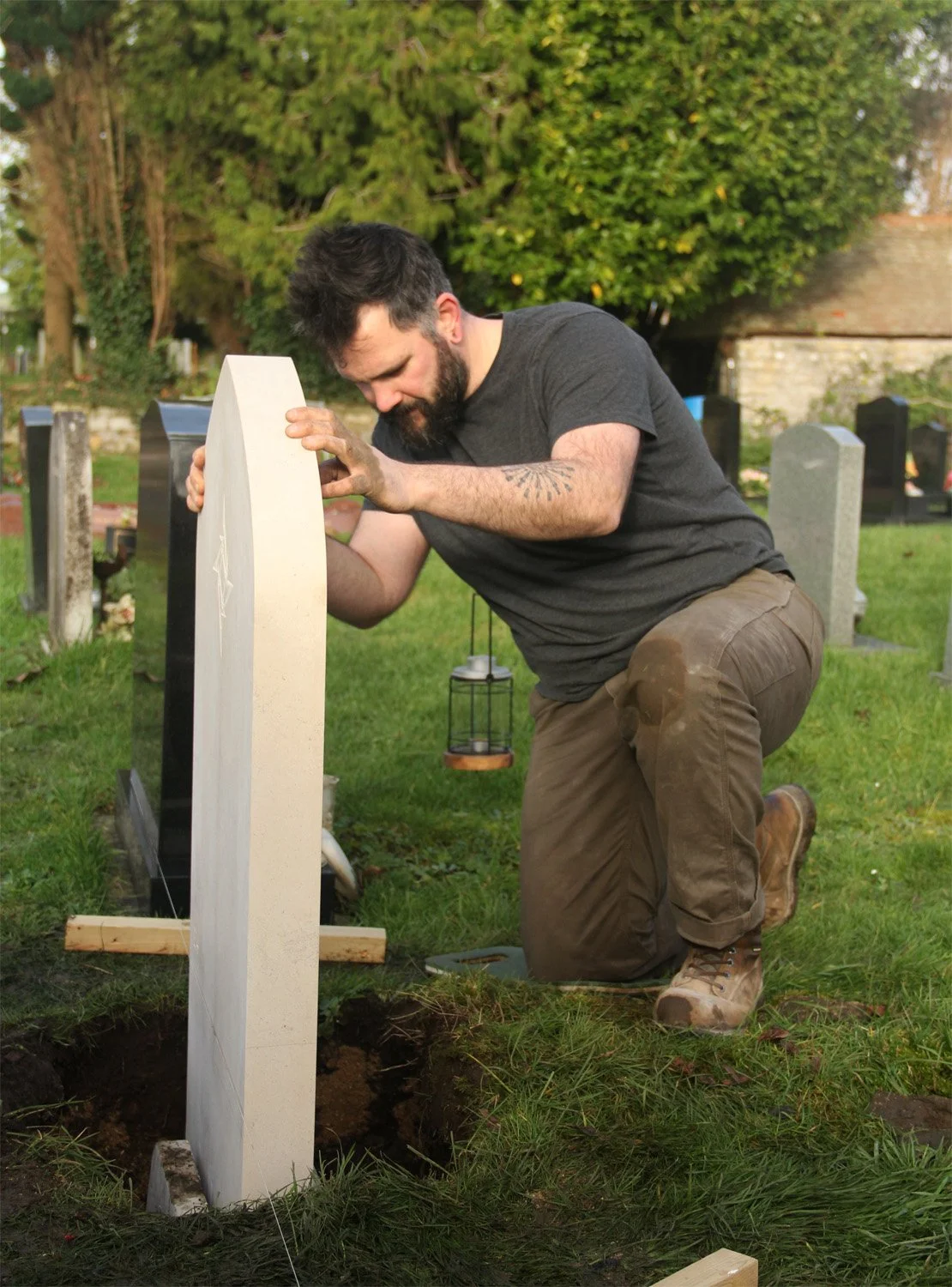 Bespoke handcarved memorials and cremation stones — Memorial Workshop