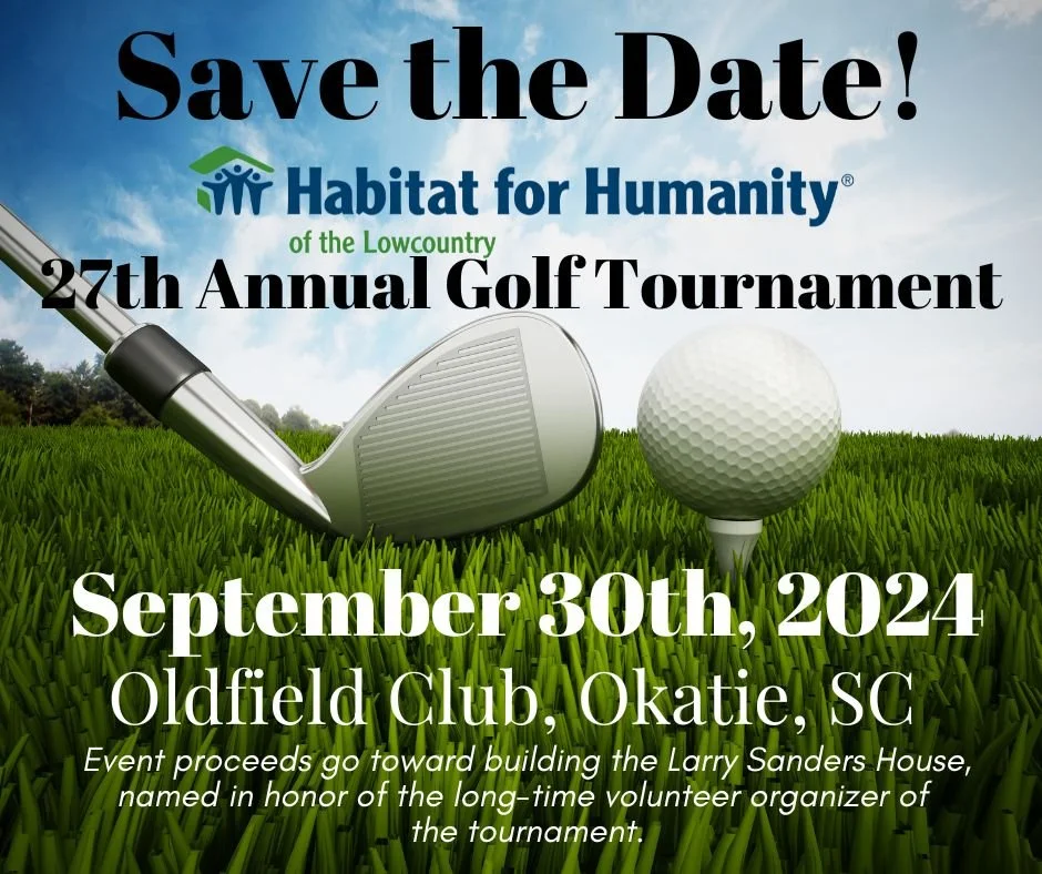 27th Annual Golf Tournament — HFH Lowcountry