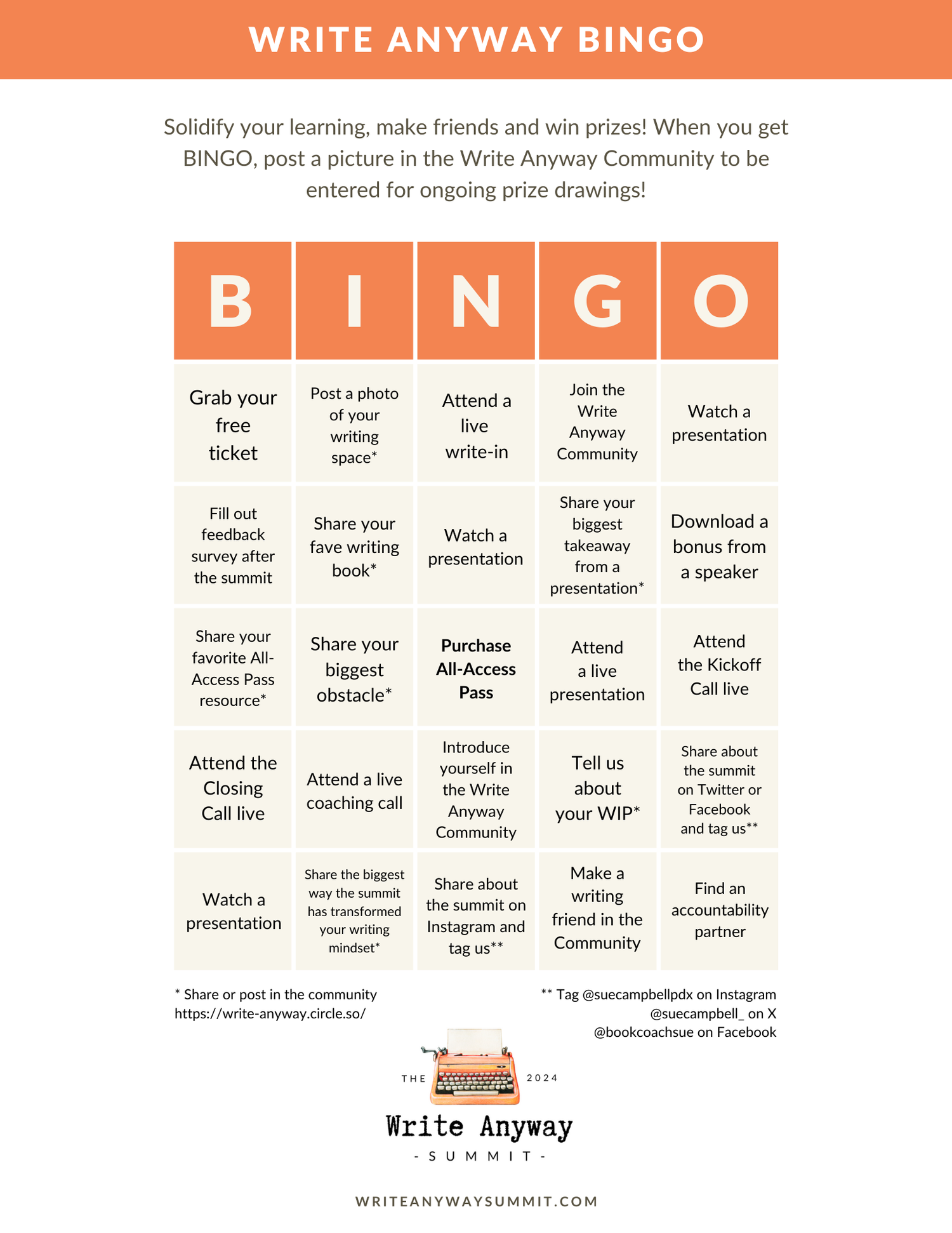 About 5 — Write Anyway Summit