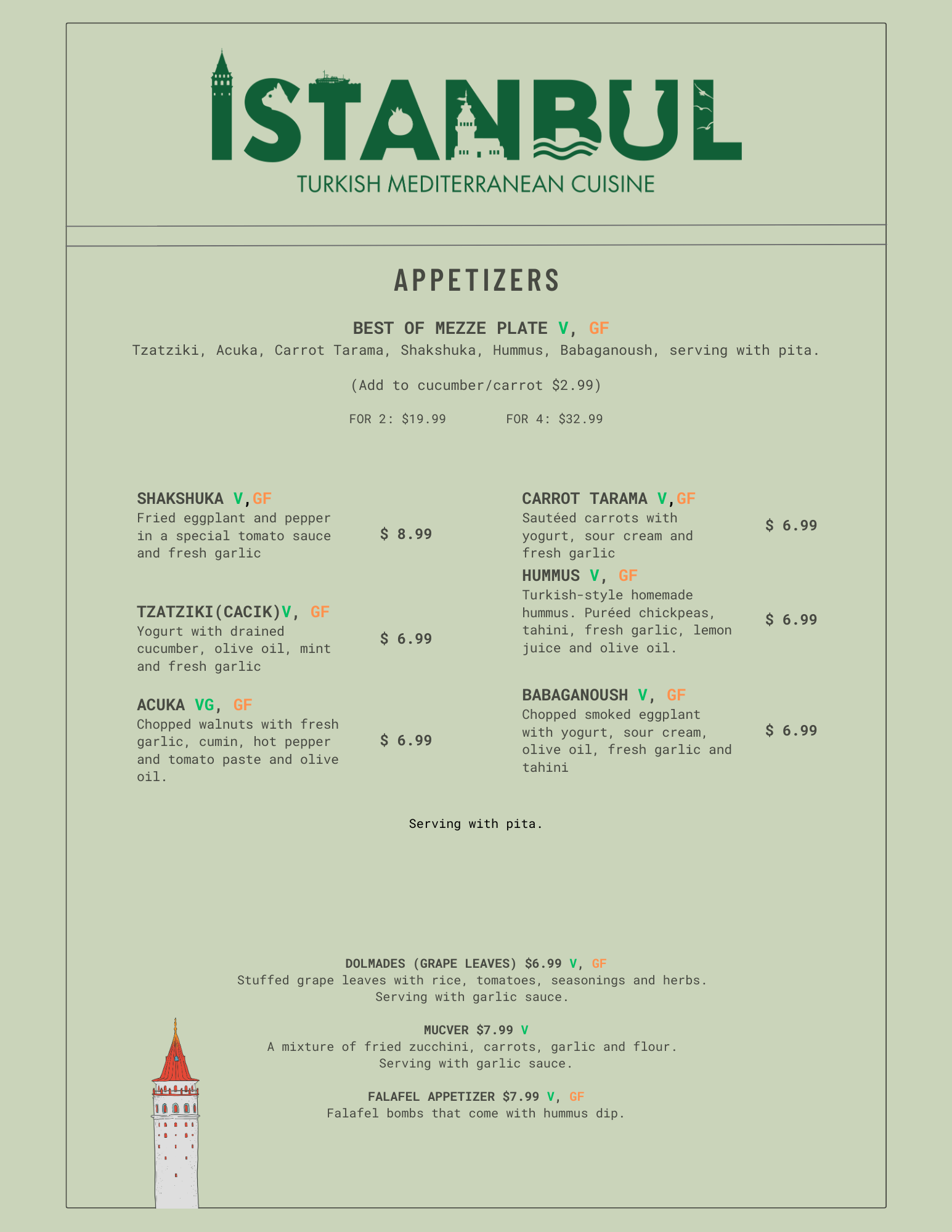 Menu — istanbul florida
