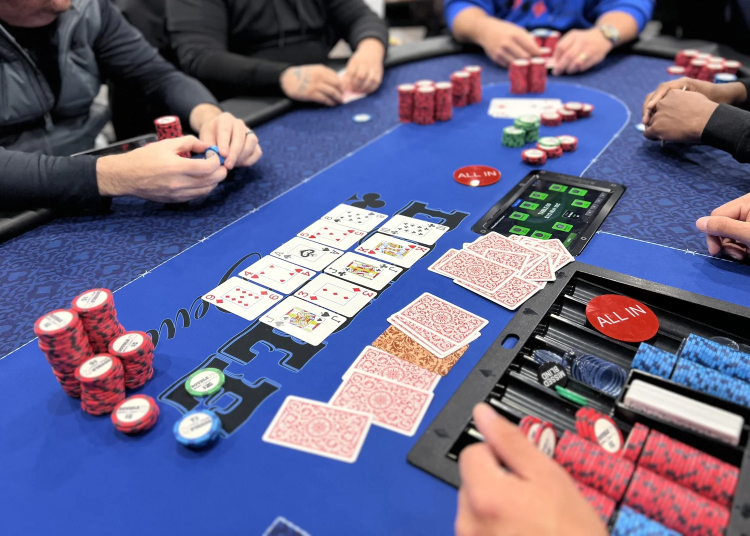 Poker Room — TX Double Deuce Poker Room, Bar & Golf Simulator in DFW