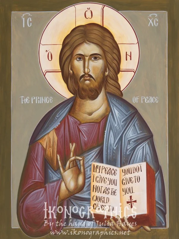 Painting Jesus Christ the Prince of Peace Step-By-Step — Ikonographics ...