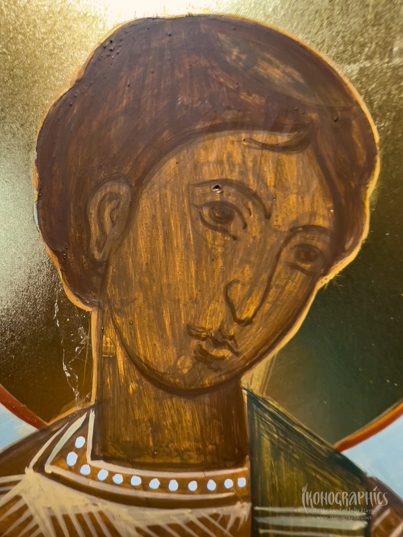 Painting St Stephen: Hair and Face — Ikonographics: Icons and Tutorials ...