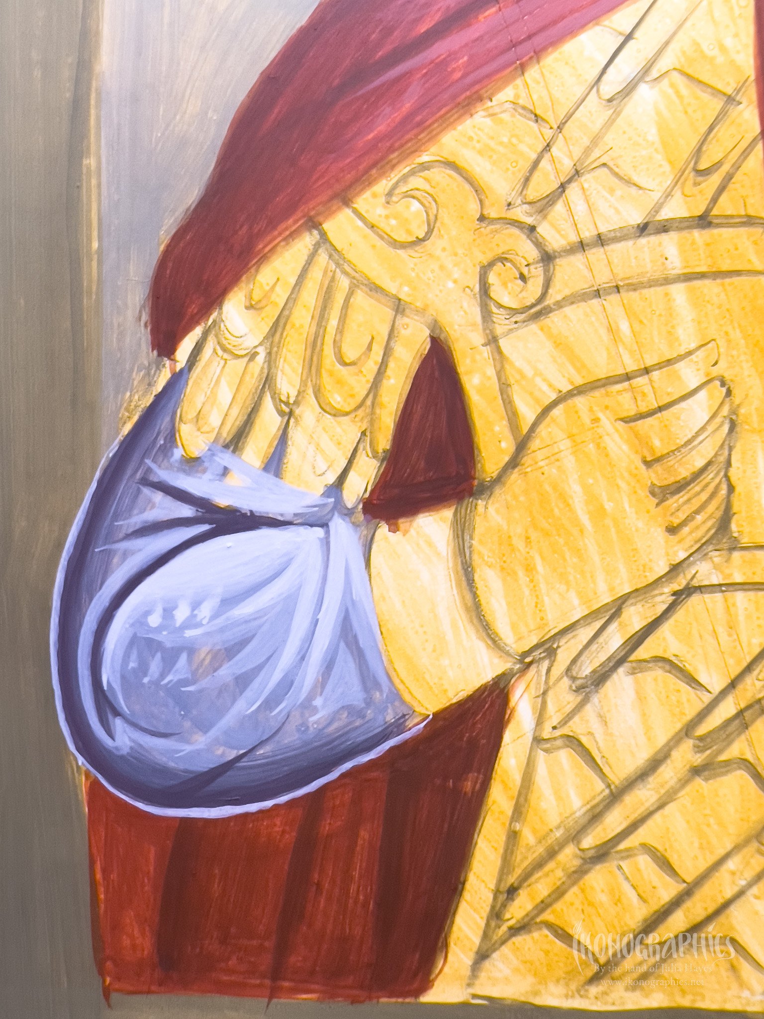 Painting St Menas Step-by-Step (Part 1: Garments) — Ikonographics ...