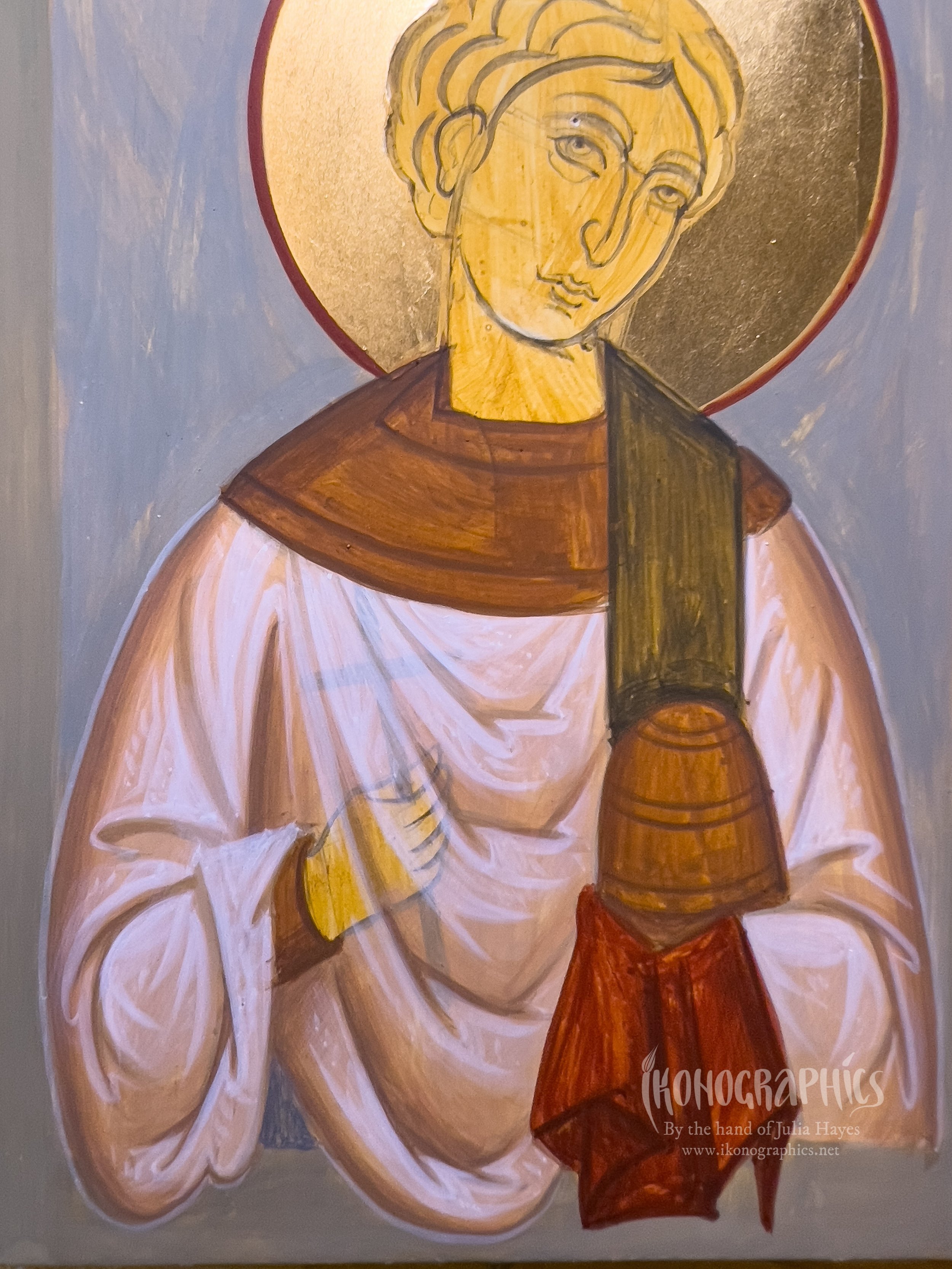 Painting St Stephen: Garments — Ikonographics: Icons and Tutorials by ...