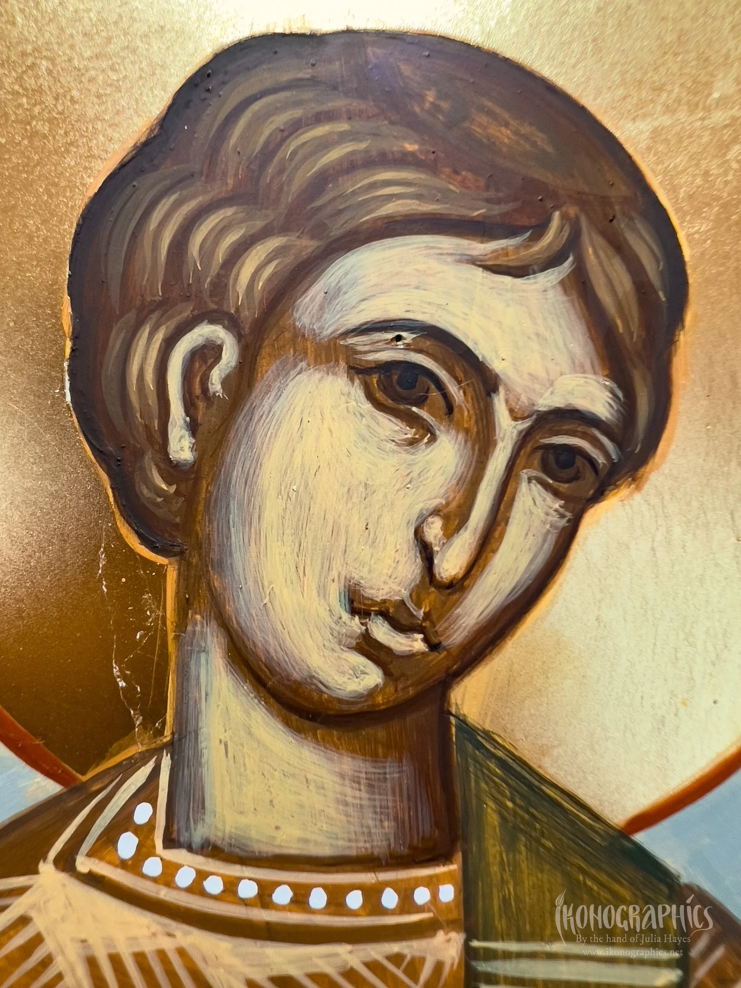 Painting St Stephen: Hair and Face — Ikonographics: Icons and Tutorials ...