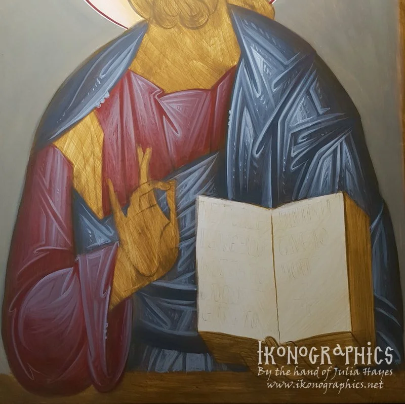Painting Jesus Christ the Prince of Peace Step-By-Step — Ikonographics ...