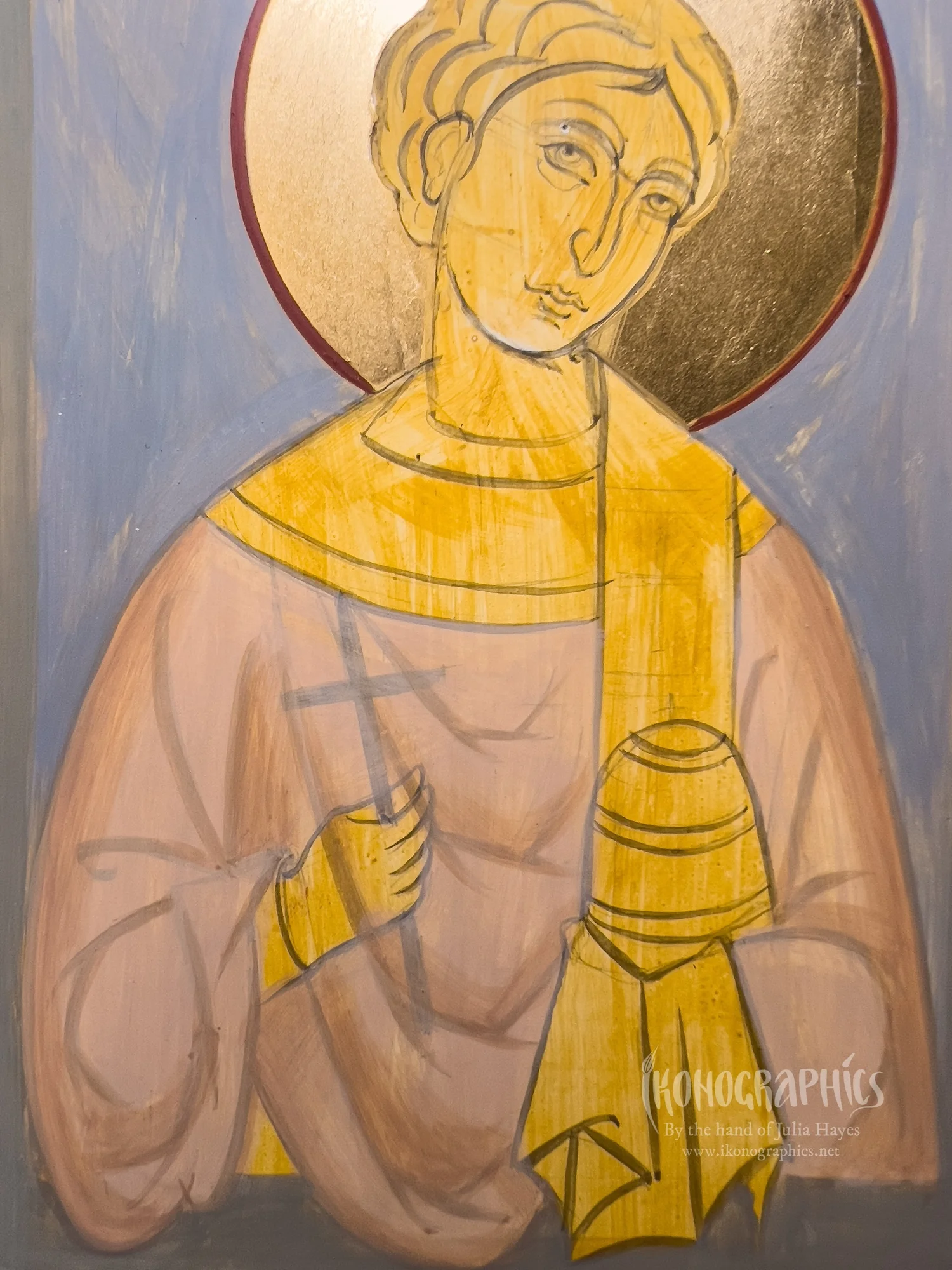 Painting St Stephen: Garments — Ikonographics: Icons and Tutorials by ...