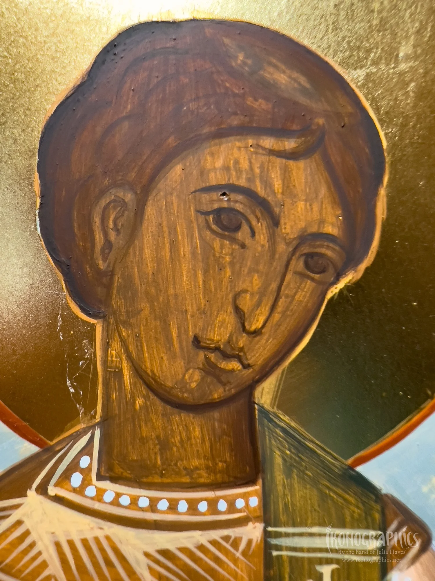 Painting St Stephen: Hair and Face — Ikonographics: Icons and Tutorials ...