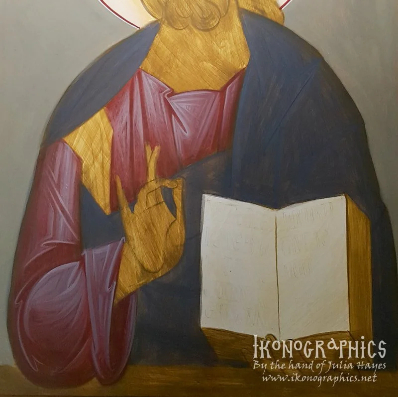 Painting Jesus Christ the Prince of Peace Step-By-Step — Ikonographics ...