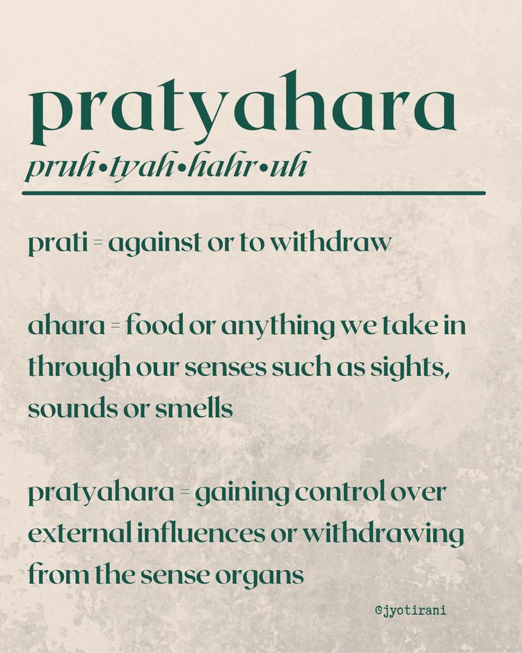 What Is Pratyahara? — Jyoti Rani