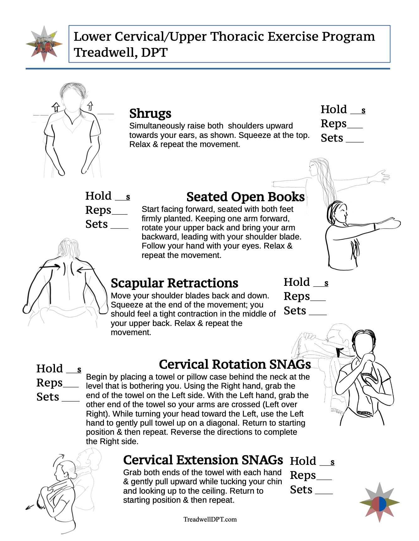 Chronic Neck Pain Physical Therapy Exercises — Treadwell, DPT