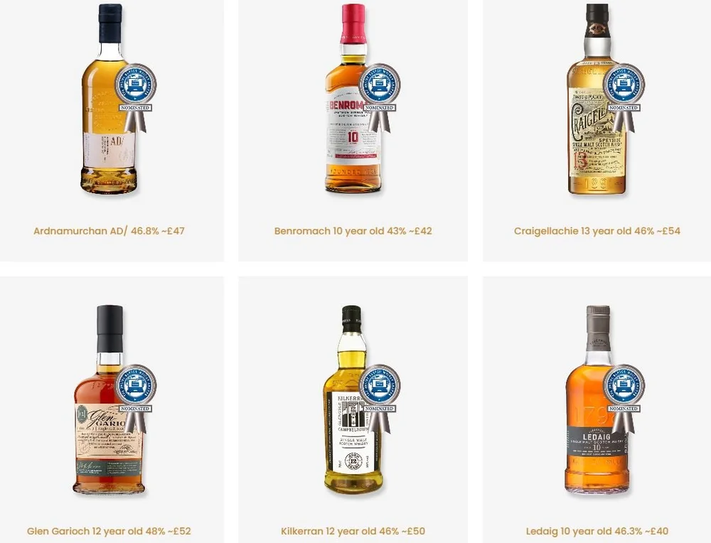 The Online Scotch Whisky Awards (OSWAs) - 2024 Nominations Guide — Me ...