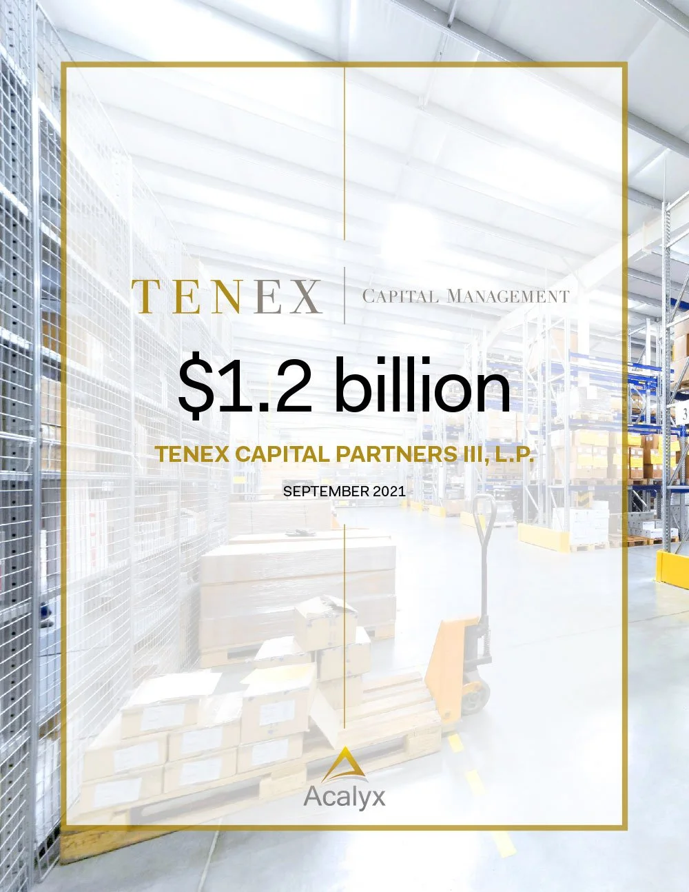 Tenex Capital Management Fund III — Acalyx Advisors