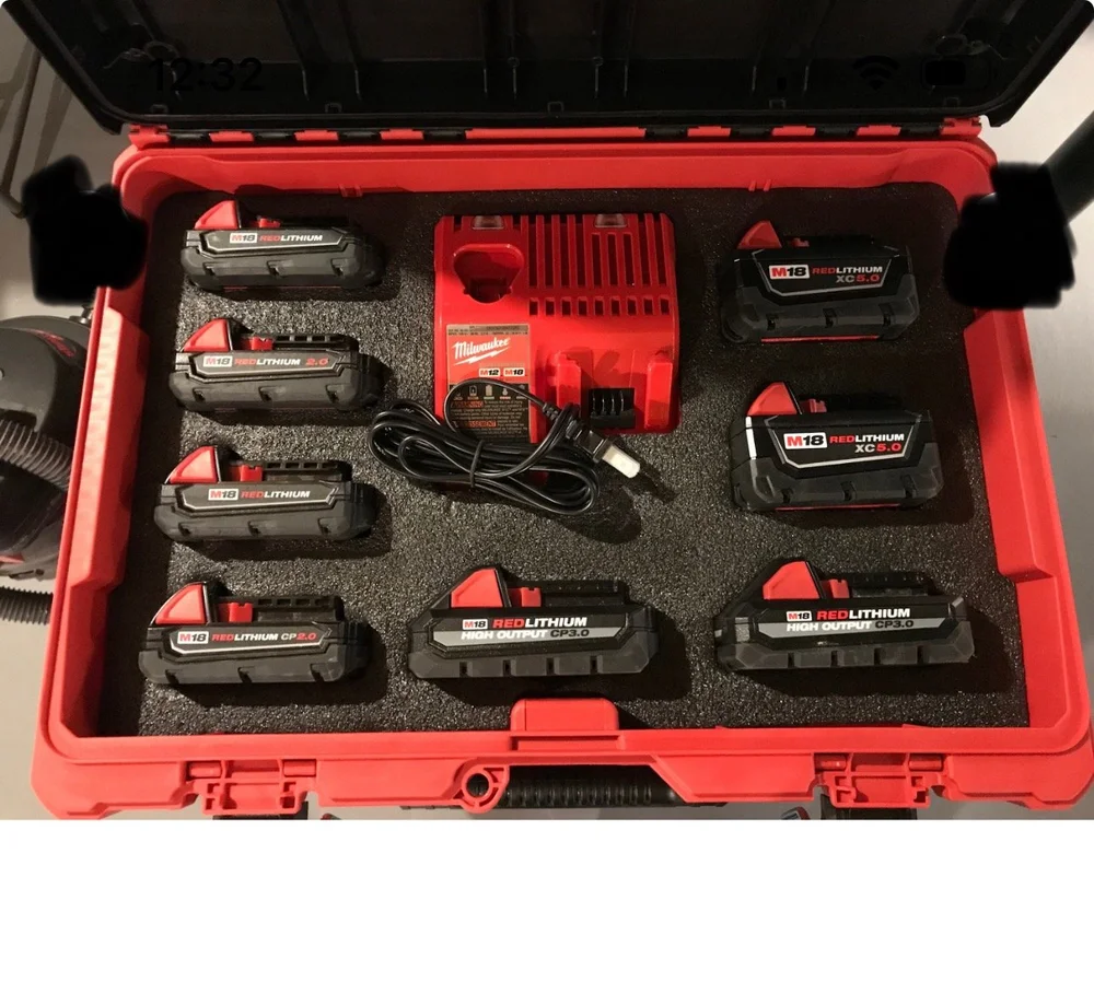 Milwaukee, Makita, Dewalt, Packout Organizer kaizen foam inserts ...