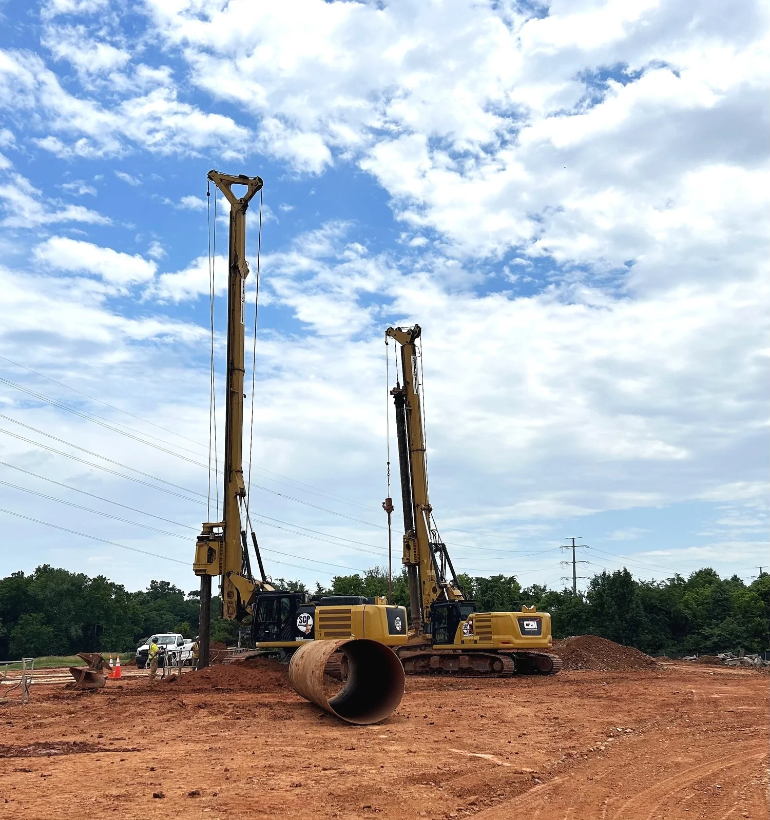 Our Drilled Shaft Foundation Work — SCP Drilling