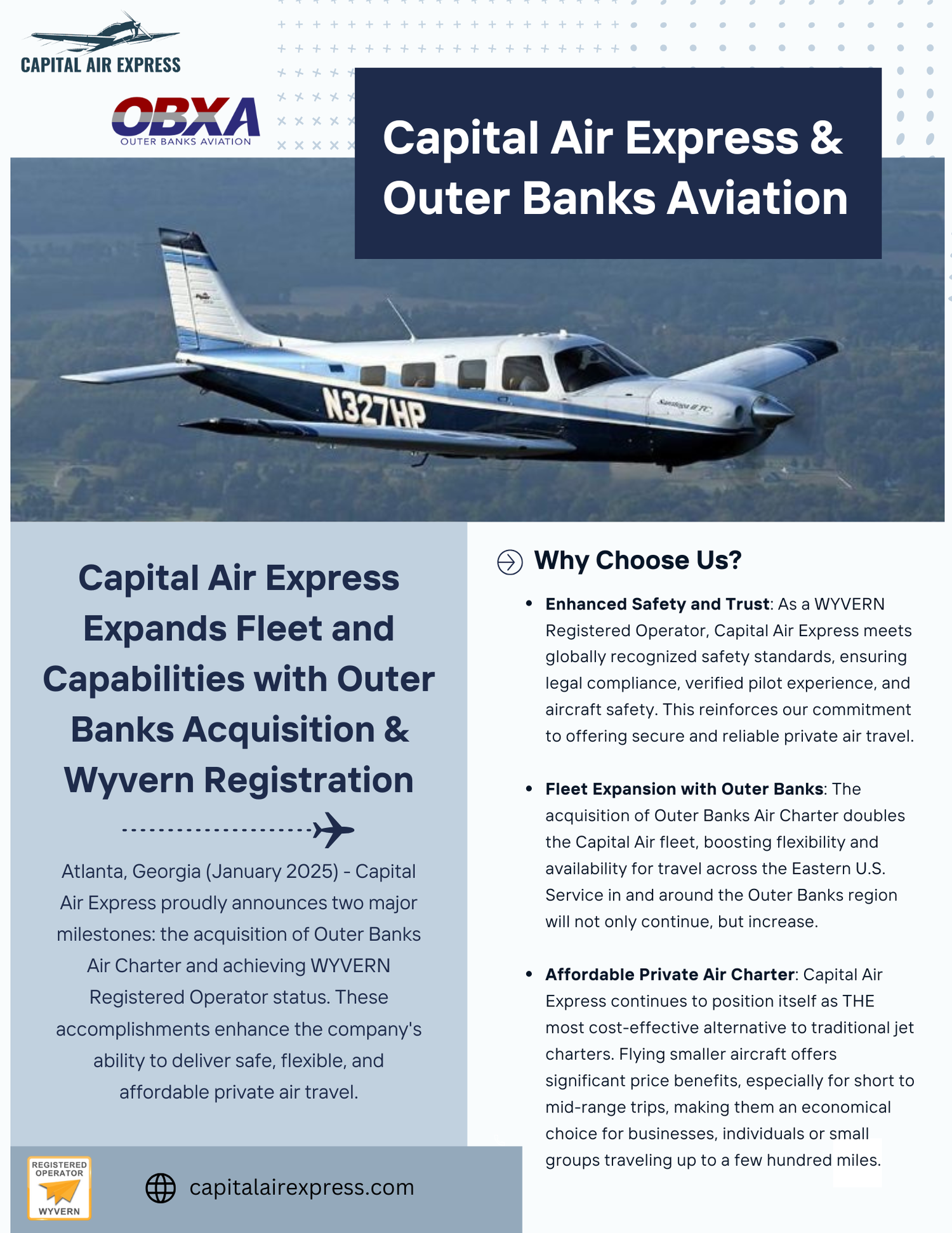 General 1 — Capital Air Express