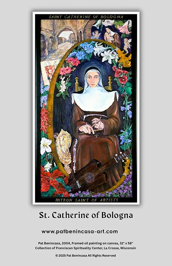 St. Catherine of Bologna: Patron Saint of Artists — Pat Benincasa Art