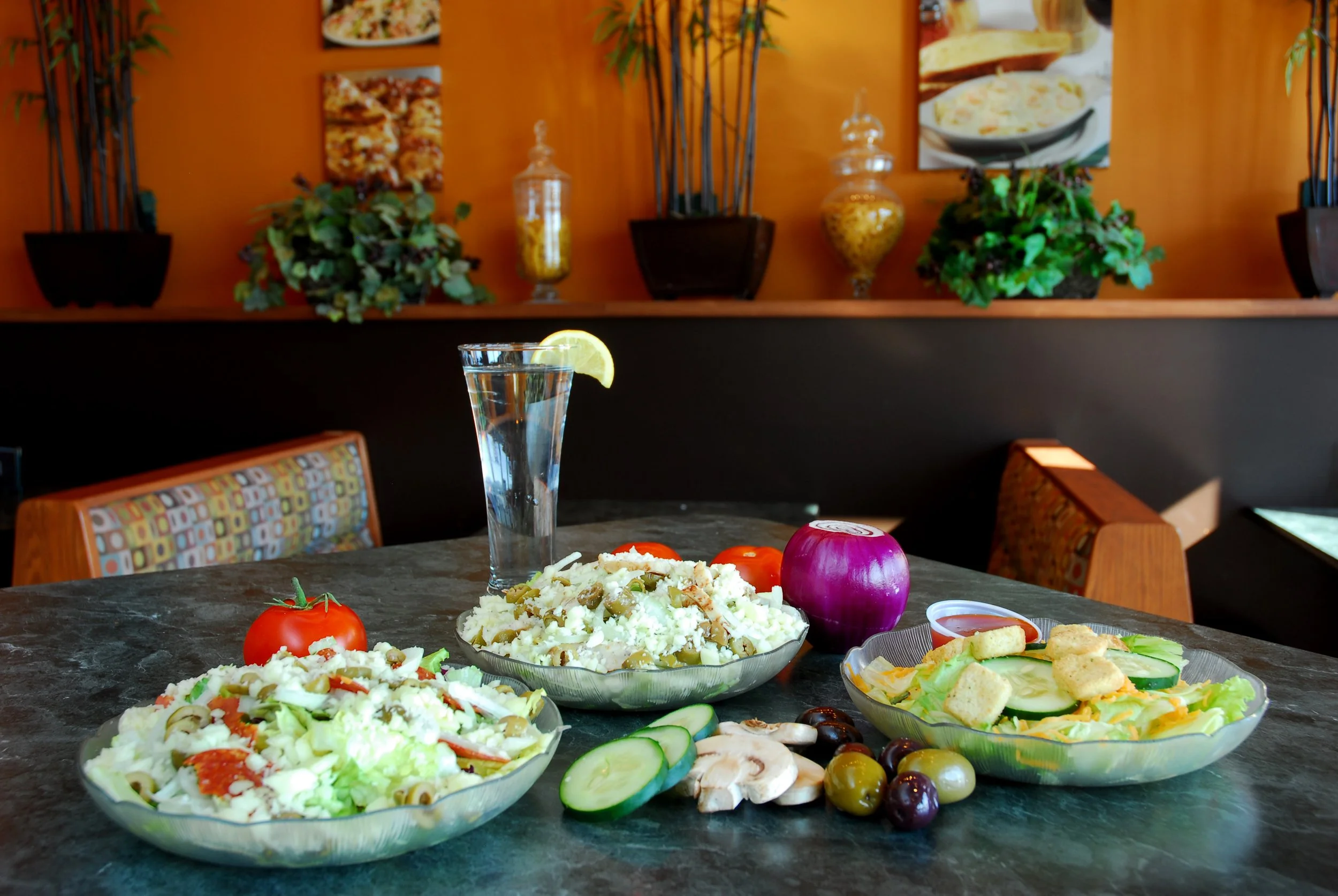 Fresh Salads - Tossed Salad, the Antipasto Salad, the Antipasto Supreme ...