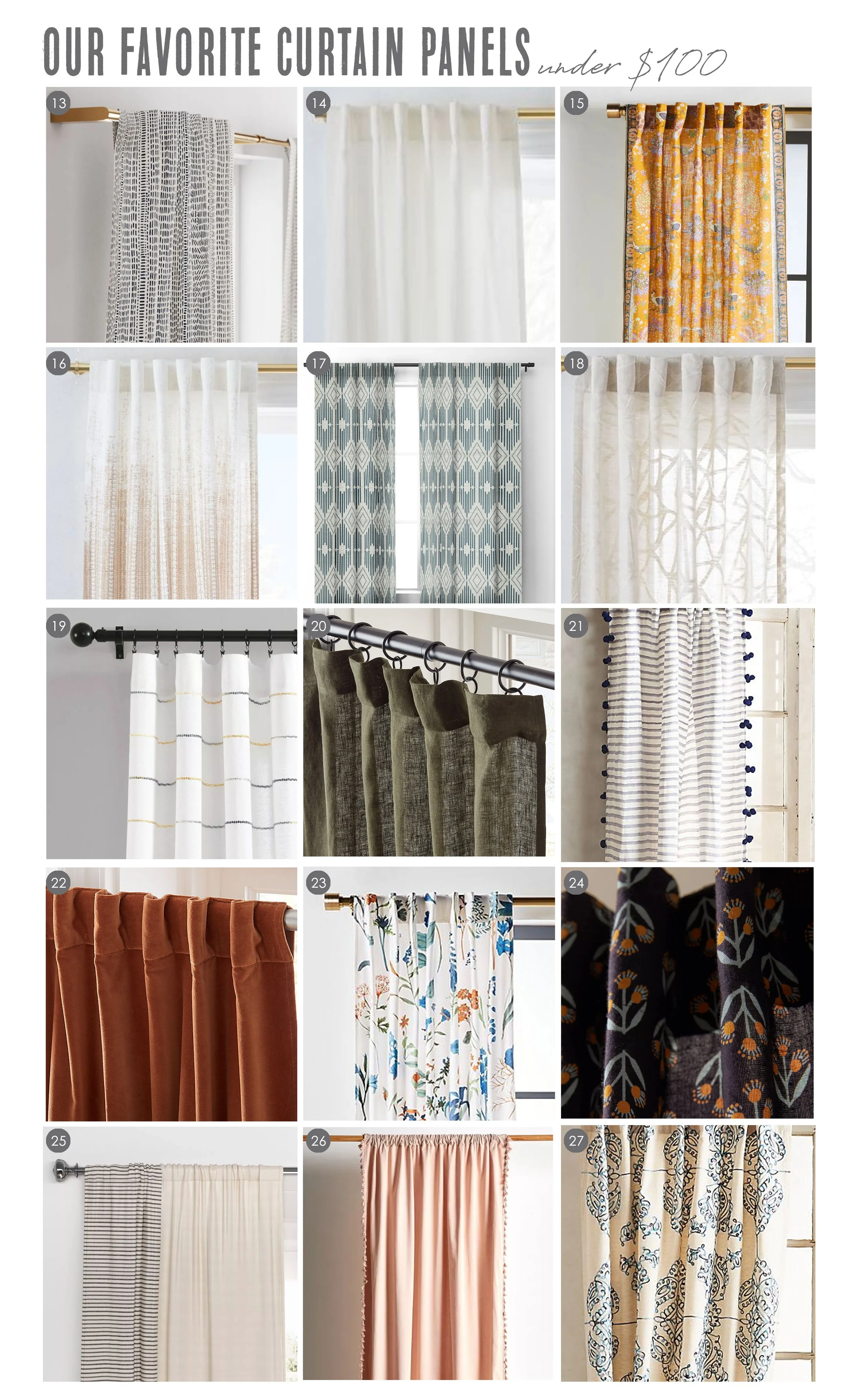 Interior Design Secrets: Curtain Do’s + Don’ts — Brick & Beam Studio