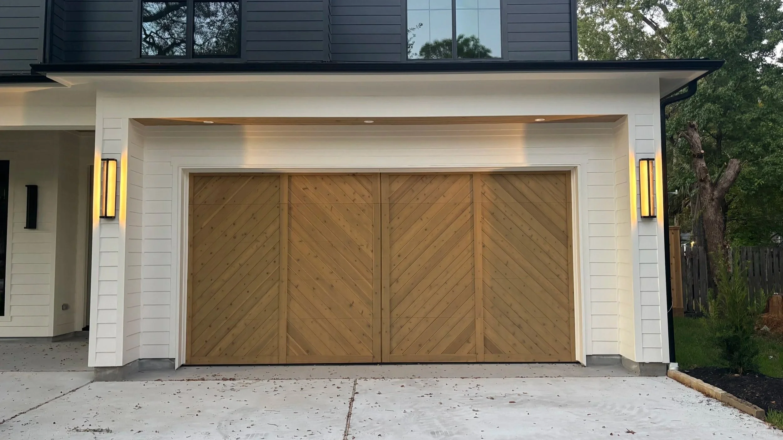 What is a Wood Overlay Garage Door? — Element Doors & Garages: Premier ...