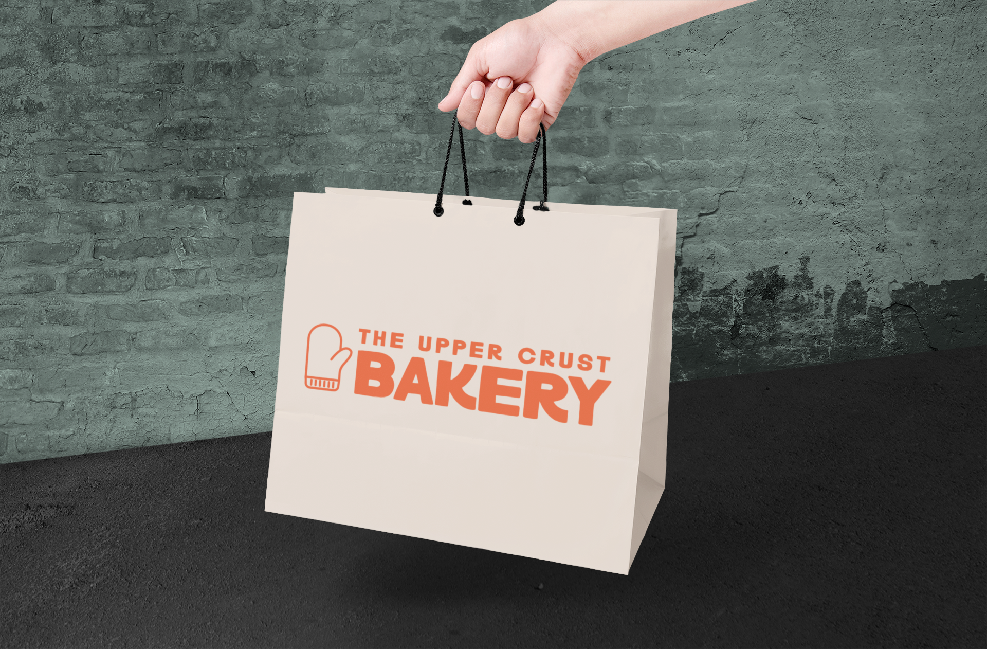 Uppercrust Logo Upper Crust Bakery — Angie Herem Graphic Design