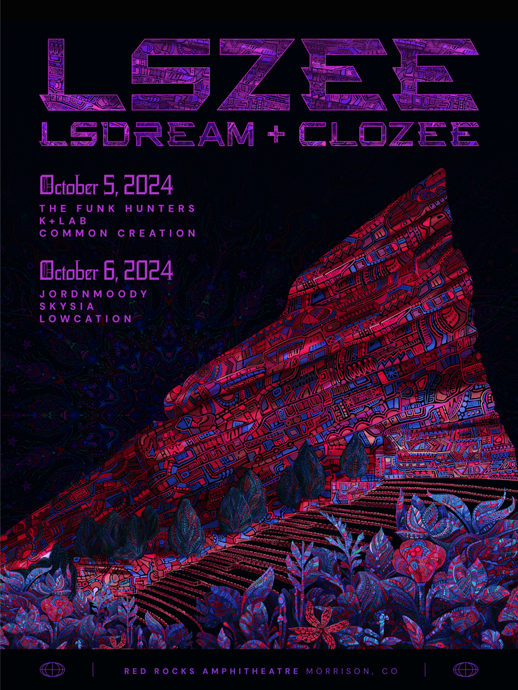 LSZEE : LSDREAM & CloZee @ Red Rocks 10/5 and 10/6 2024 — CLOZEE