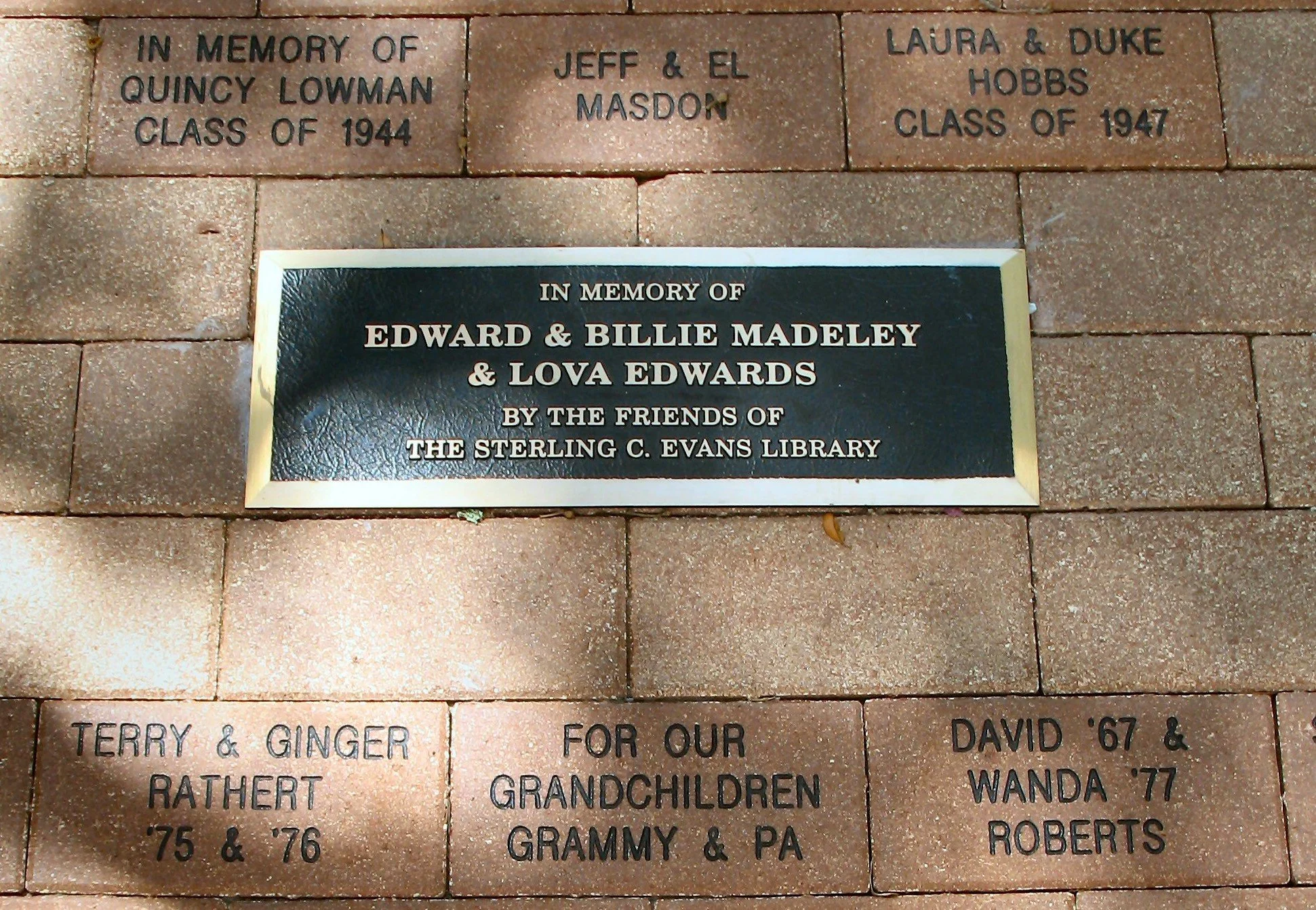 Friends Paver Program — Friends of TAMU Libraries