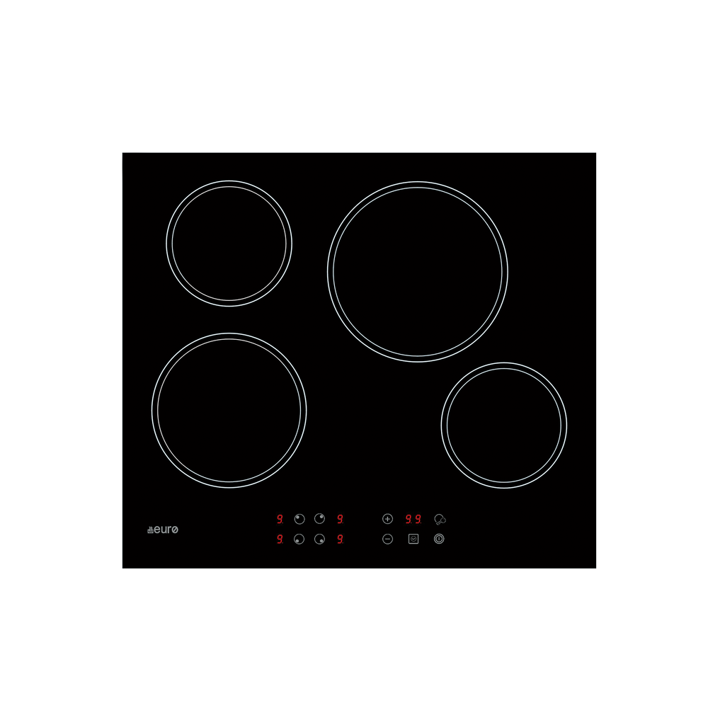 ECT60CR - 60cm Ceran Touch Electric Cooktop — Euro Appliances