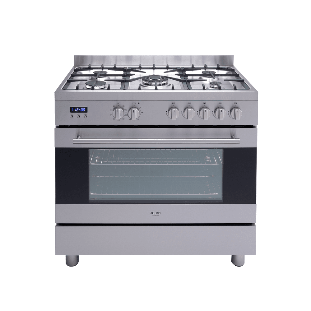 EV900DPSX - 90cm Dual Fuel Freestanding Oven — Euro Appliances