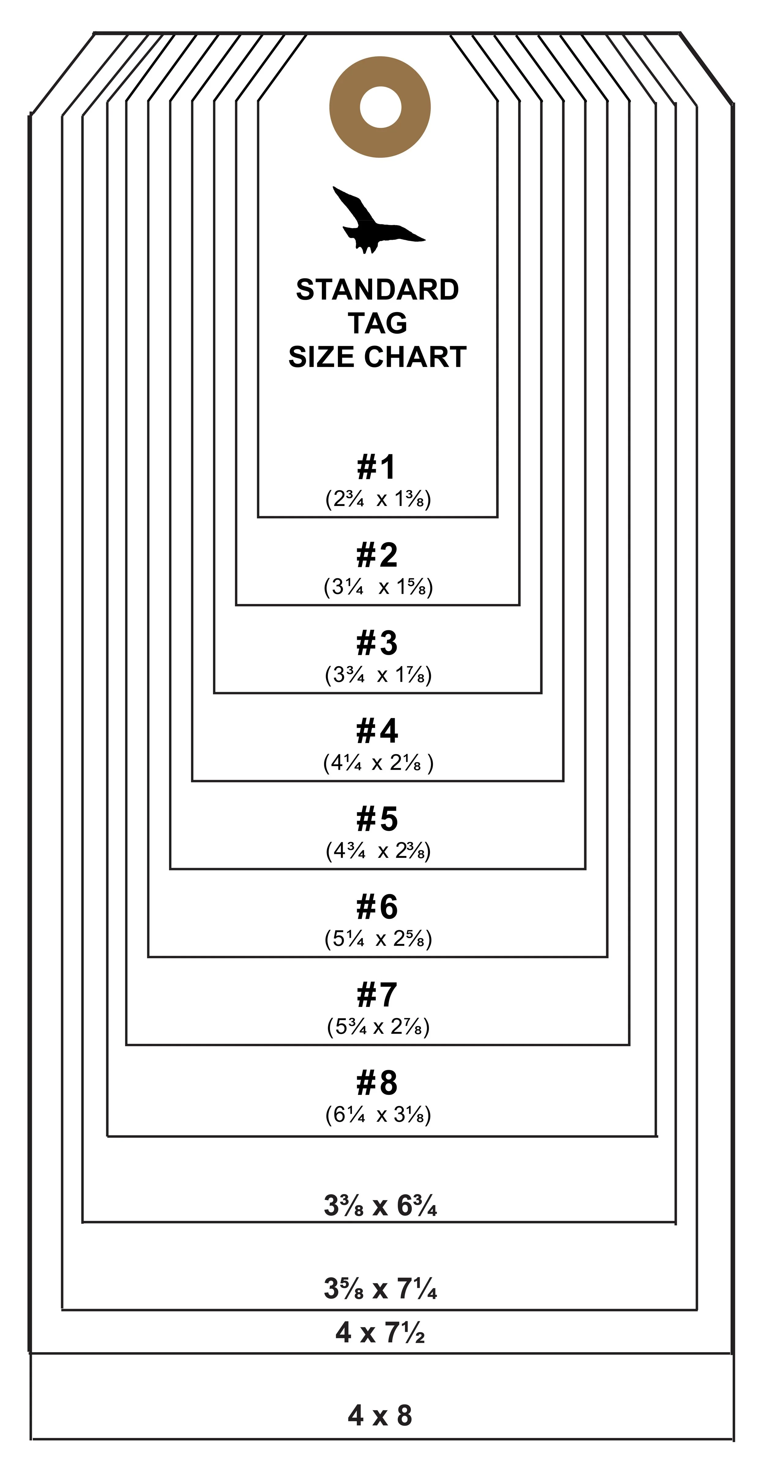 PRINTED & BLANK TAGS — Hawks Tag