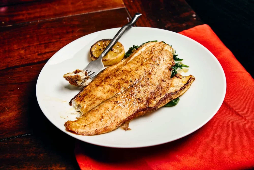 Sauteéd Barramundi With Lemon Butter Sauce