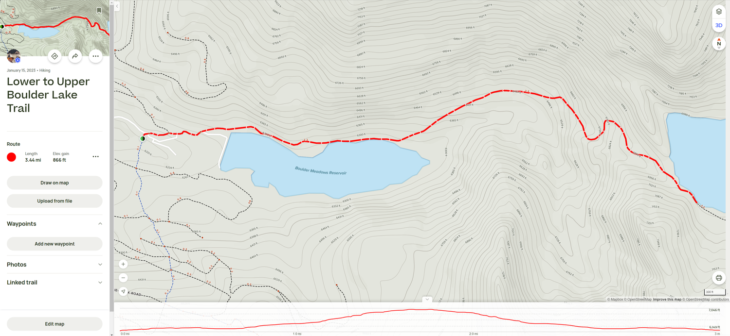 Upper Boulder Lake — Wandering Idahoan
