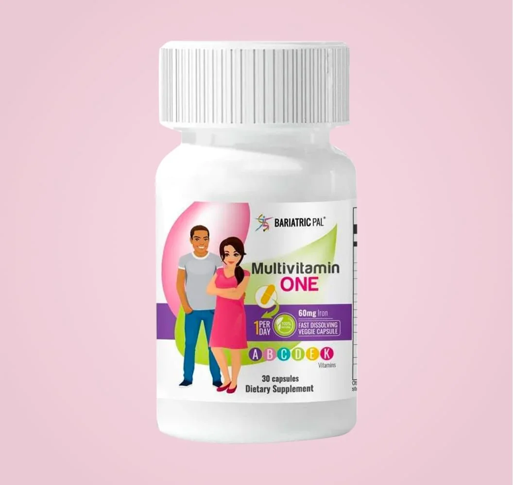 BariatricPal Multivitamin ONE "1 per Day!" Capsule with 60mg Iron ...